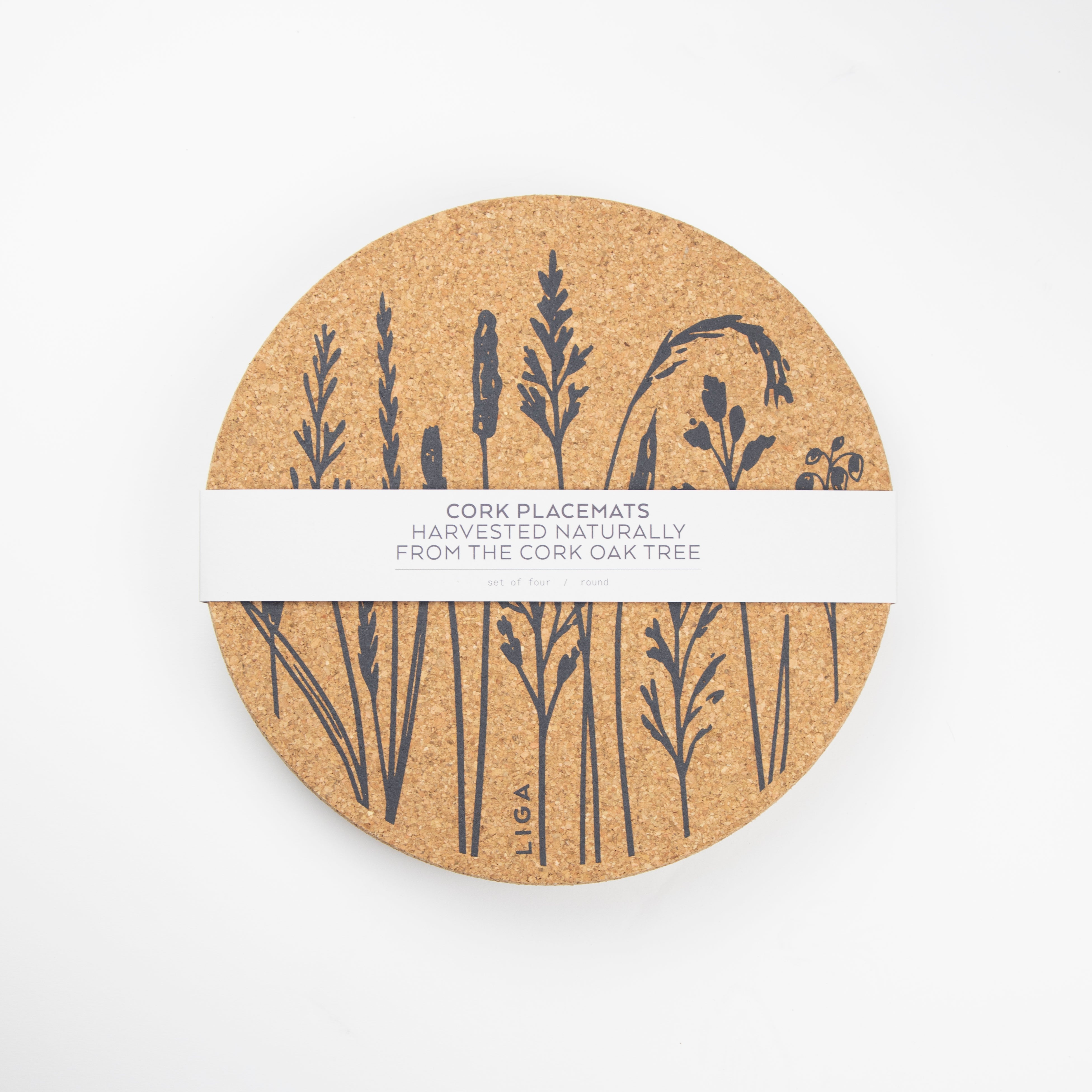 LIGA Cork Placemats | Native Grasses – Loveliga.com