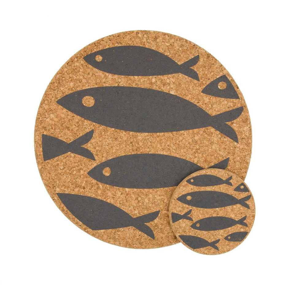 LIGA Cork Coasters | Fish – Loveliga.com